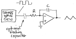 triangle-wave generator | The Art of Electronics 3rd Edition
